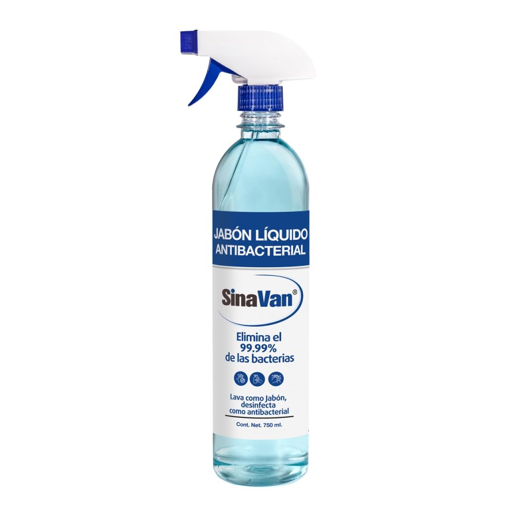 SINAVANJABÓN LÍQUIDO ANTIBACTERIAL 750 ml., 60ml. – Corpsain
